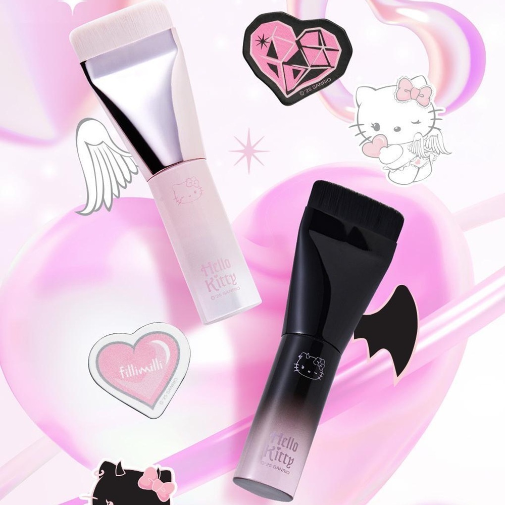 ( พร้อมส่ง ) Fillimilli x Hello Kitty mini Spatula Brush แปรงรองพื้น ...