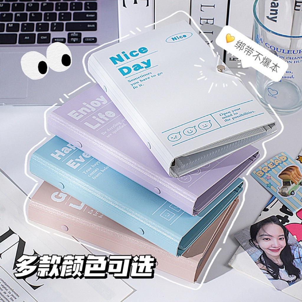 พร้อมส่ง🇹🇭แฟ้มCPP 3พับ มีช่องด้านใน (แฟ้ม+ไส้แฟ้ม) ขนาดA6ยาว 6ห่วง แฟ้มการ์ด แฟ้มรูป Photo Album ...