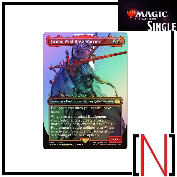 [MTG][Single][FIN] Firion, Wild Rose Warrior ระดับ Rare รูปแบบ Surge ...