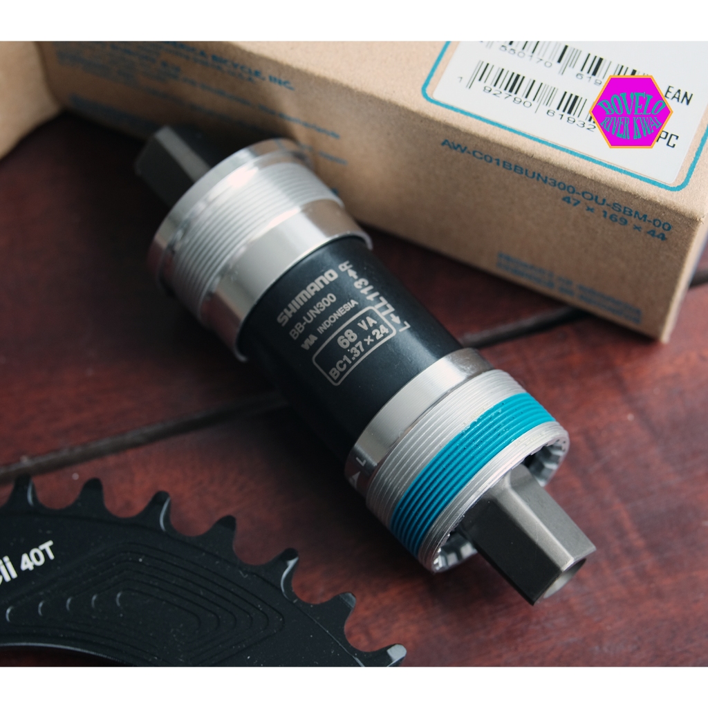 กระโหลกเหลี่ยม SHIMANO UN-300 SQUARE BOTTOM BRACKET / TANGE 68x110/ 113 ...