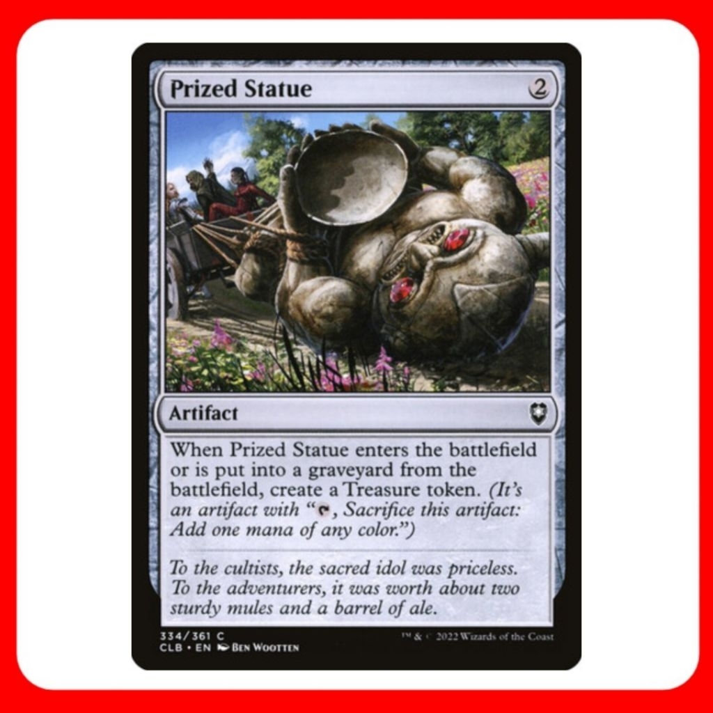 [MTG] Prized Statue [CLB] [ARTIFACT] [COMMON] [NORMAL] [ENG] (การ์ดเม ...