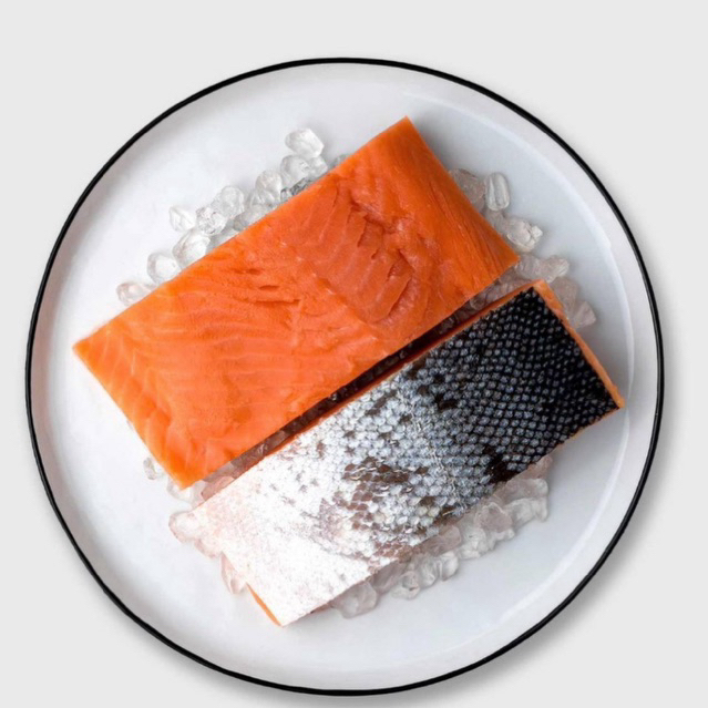 Coho RED Salmon PREMIUM boneless Fillet Skin-on 2 Pack 300g (150g x 2 ...