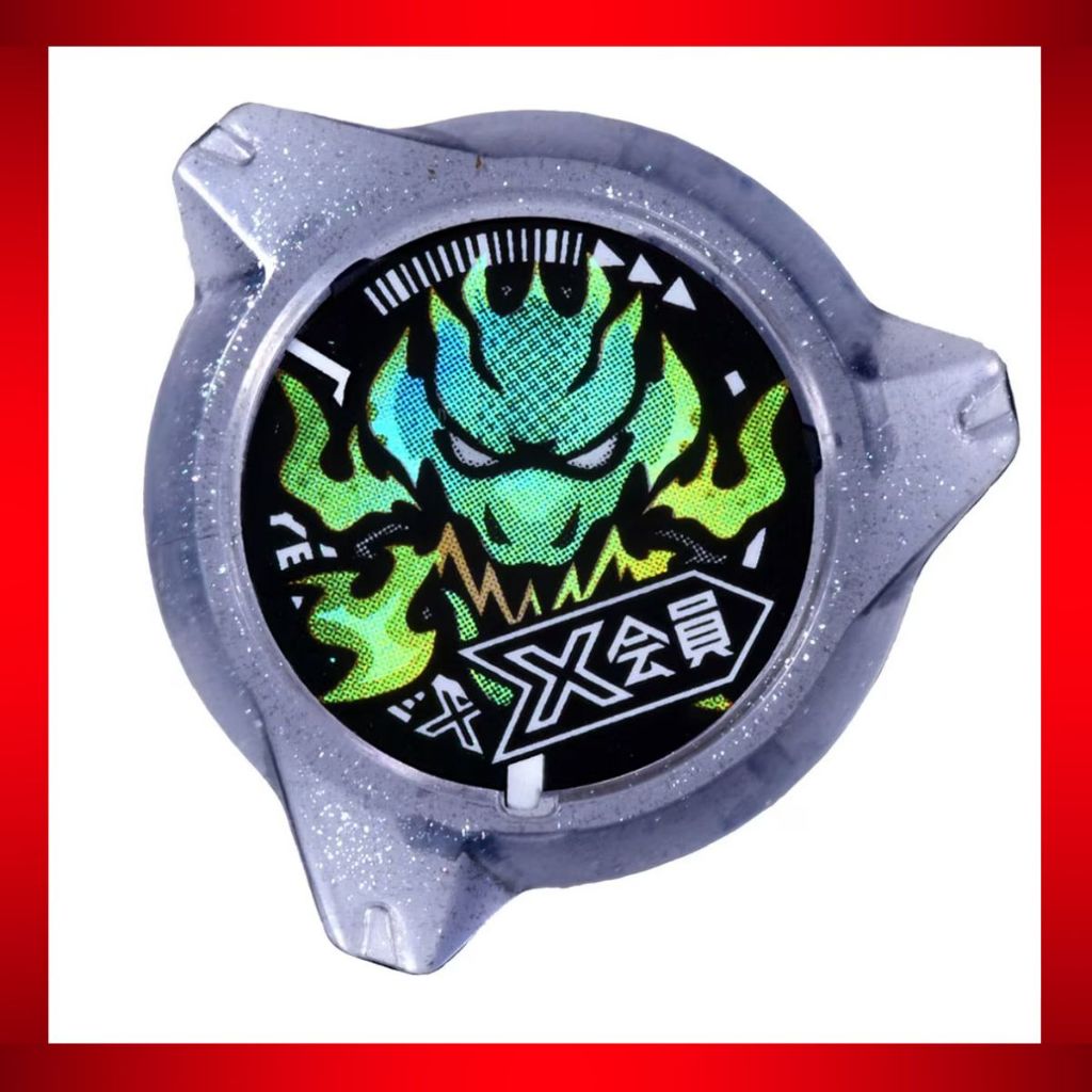 BEYBLADE X CX-00 Rock Chip / Drawn Clear Black Ver. Beybattle Pass ...