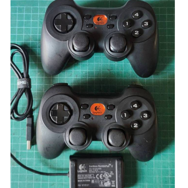 จอย Joy Stick Cordless Rumblepad 2 Logitech Cordless RumblePad2 ใช้เล่น ...