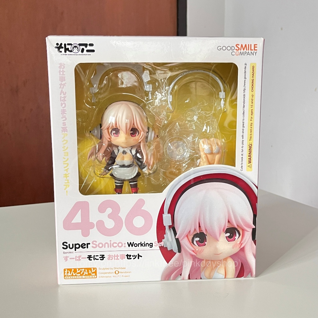 Super Sonico Nendoroid 436 แอ็คชั่นฟิกเกอร์ ซูเปอร์โซนิโกะ เซ็ตชุดเมด ...