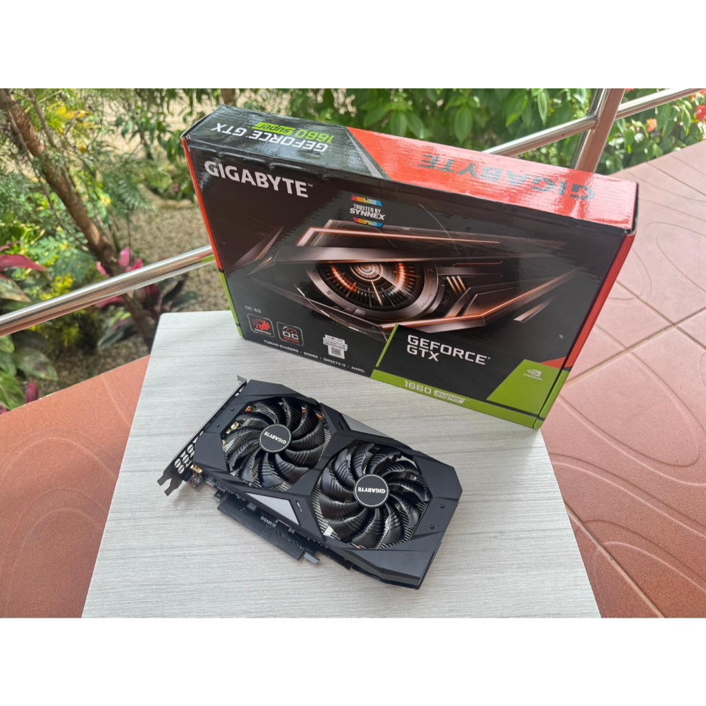 VGA (การ์ดแสดงผล) GIGABYTE GEFORCE GTX1660 SUPER OC 6GB GDDR6 | Shopee Thailand