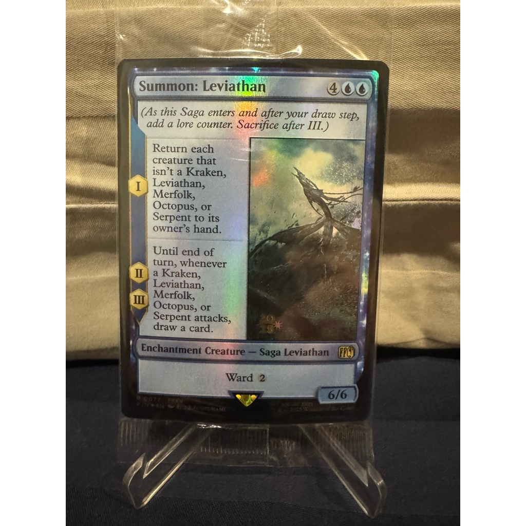 MTG Promotional: Summon: Leviathan (Prerelease Foil) | Shopee Thailand