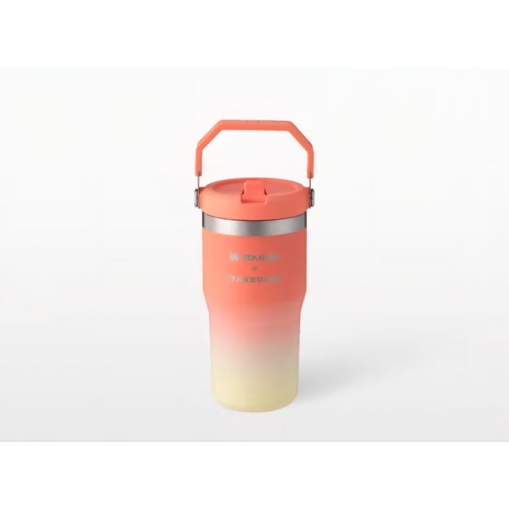 Starbucks x Stanley Cold cup 20oz. Orange & yellow | Shopee Thailand