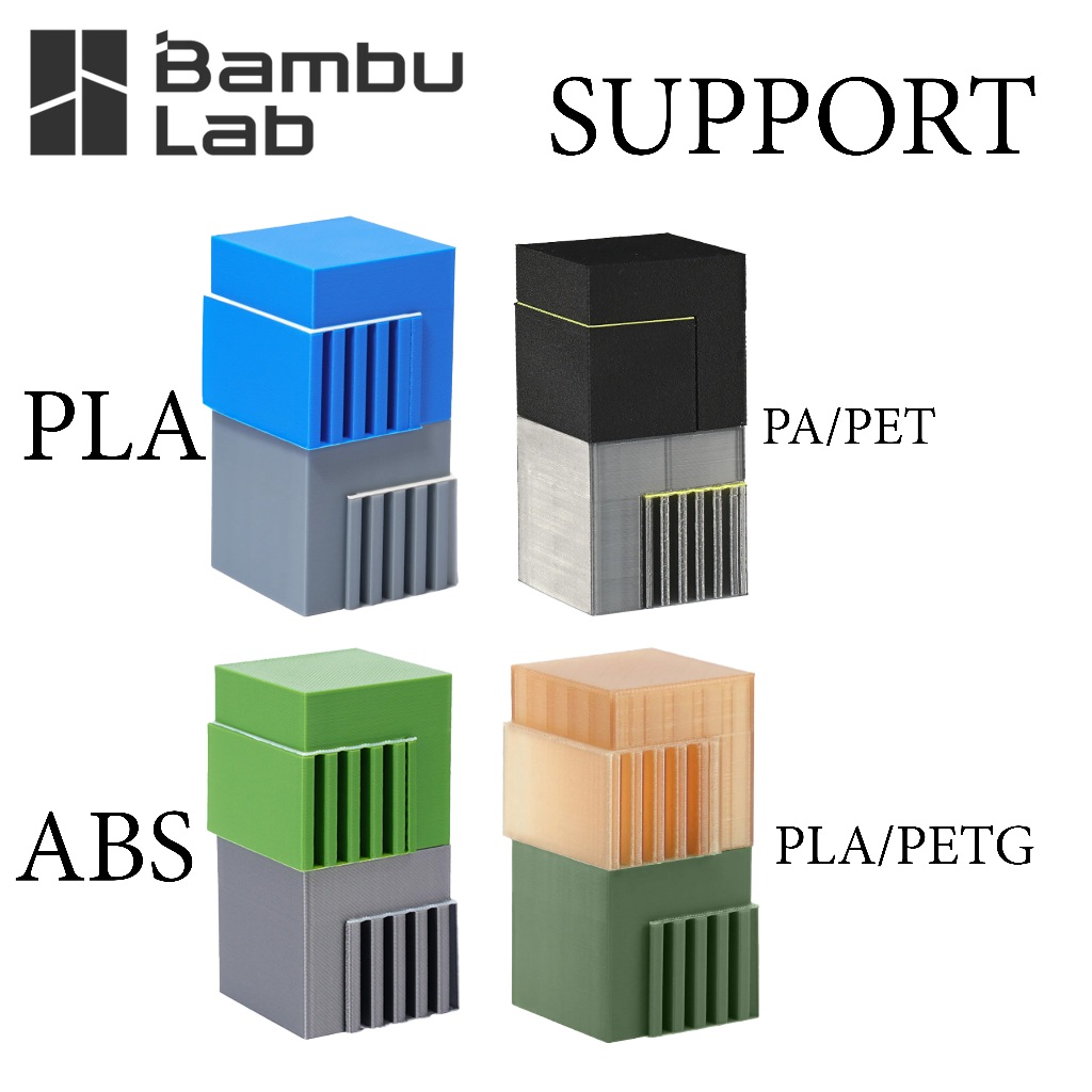 Bambu Lab Support For PLA ABS PLA/PETG PA/PET Filament with Spool 0.5kg ...