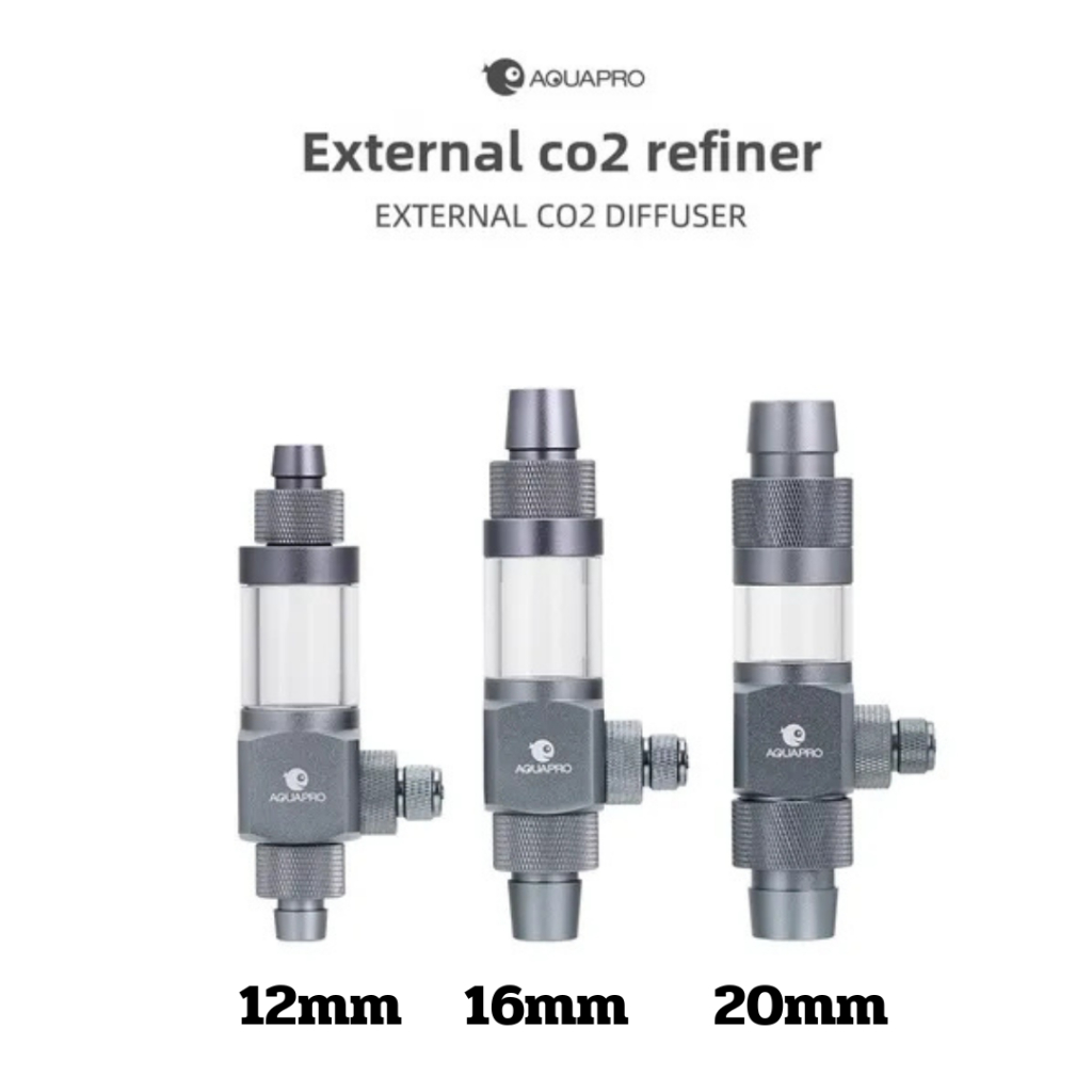 [ตัวแทนจำหน่าย Aquapro] Aquapro Exthernal CO2 diffuser / Aquapro Inline Diffuser หัวดิฟต่อสายยาง ...