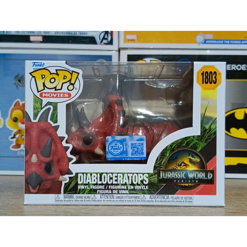 Funko Pop! : Jurassic World Rebirth - Diabloceratops [ กล่องสินค้า - 8/ ...