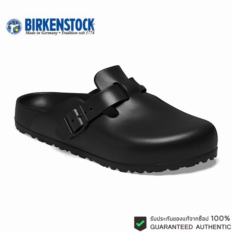 BIRKENSTOCK Boston EVA Black Sandal（ของแท้ 100%） | Shopee Thailand