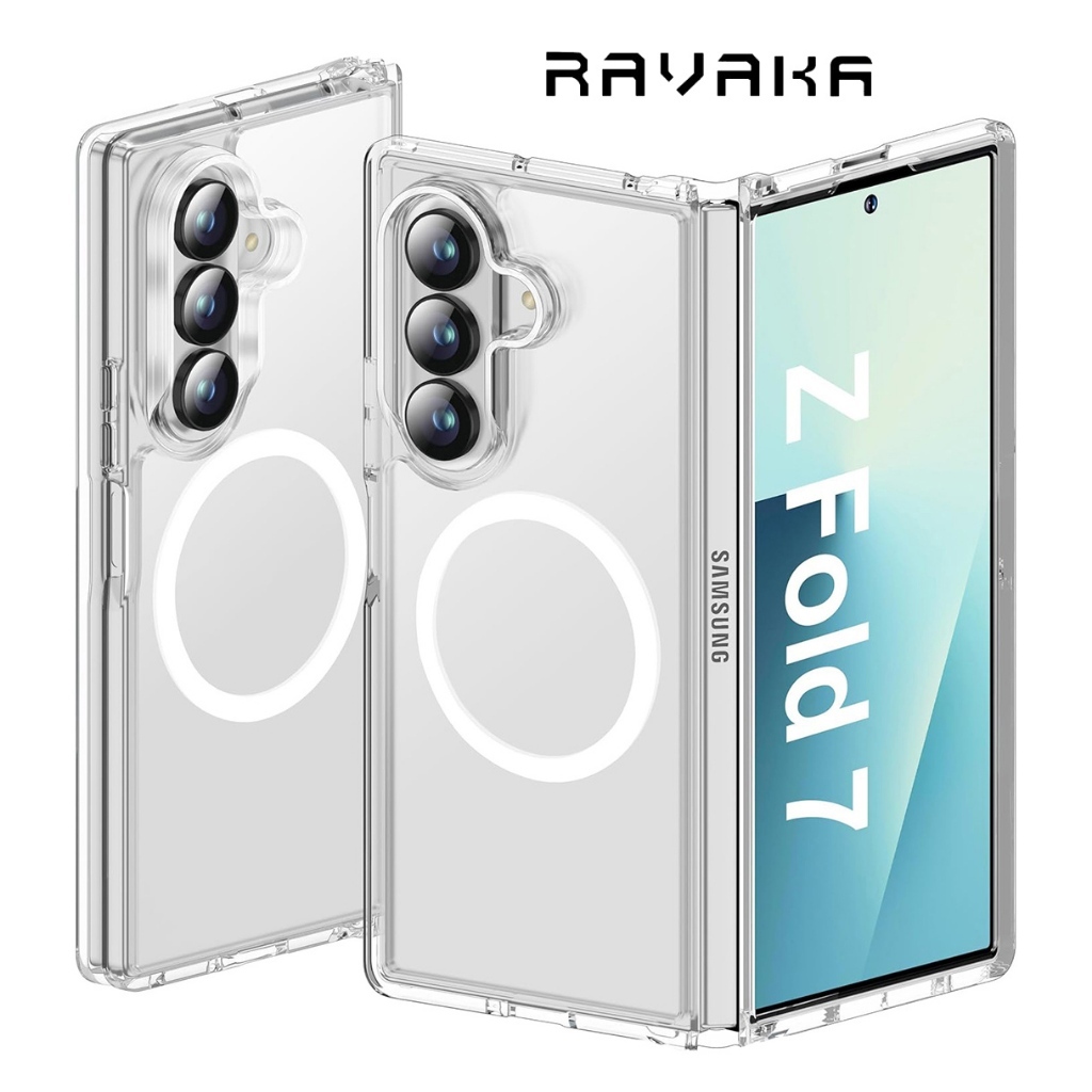 RAIGOR INVERSE เคสชาร์จไร้สาย Samsung Z Fold 7 / Fold 6 / Fold 5 เคสใส ...