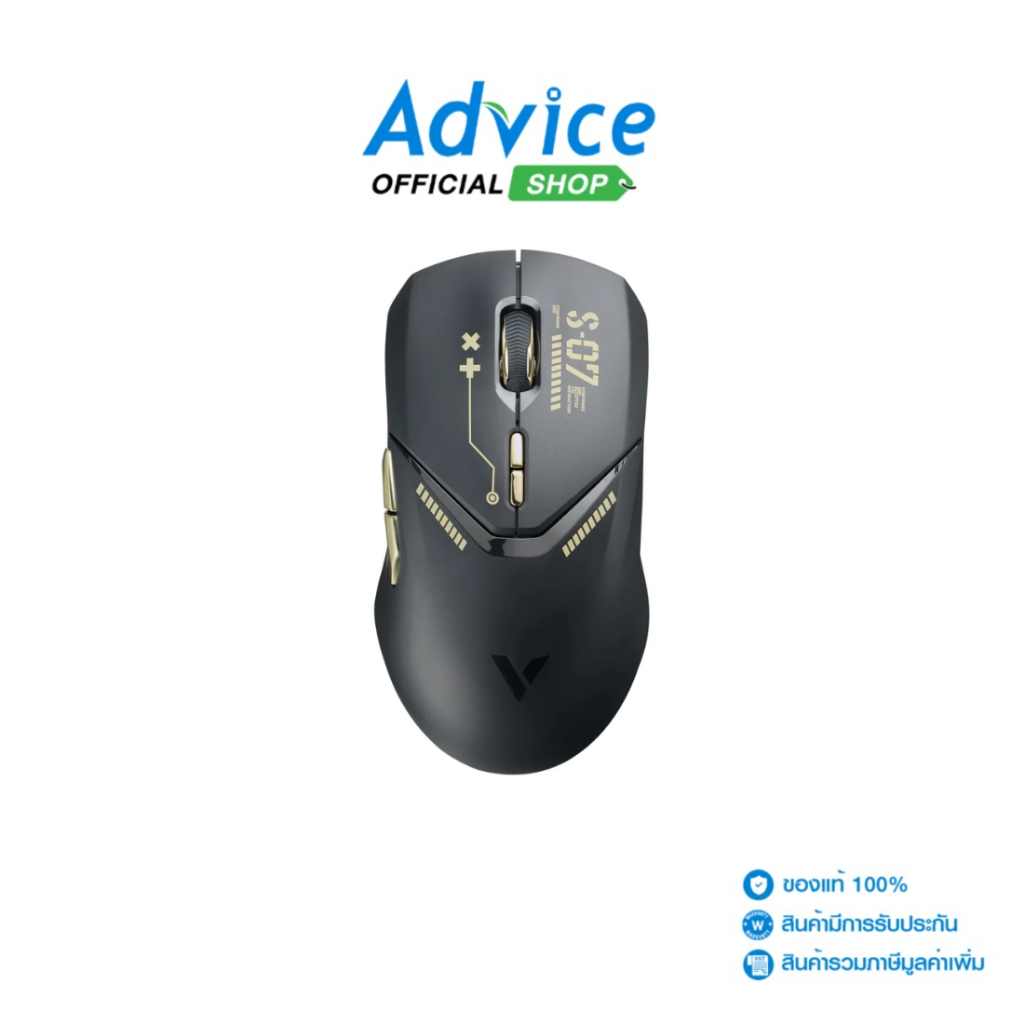 RAPOO MOUSE WIRELESS VT9PRO 4K BLACK GOLD - A0172232 | Shopee Thailand