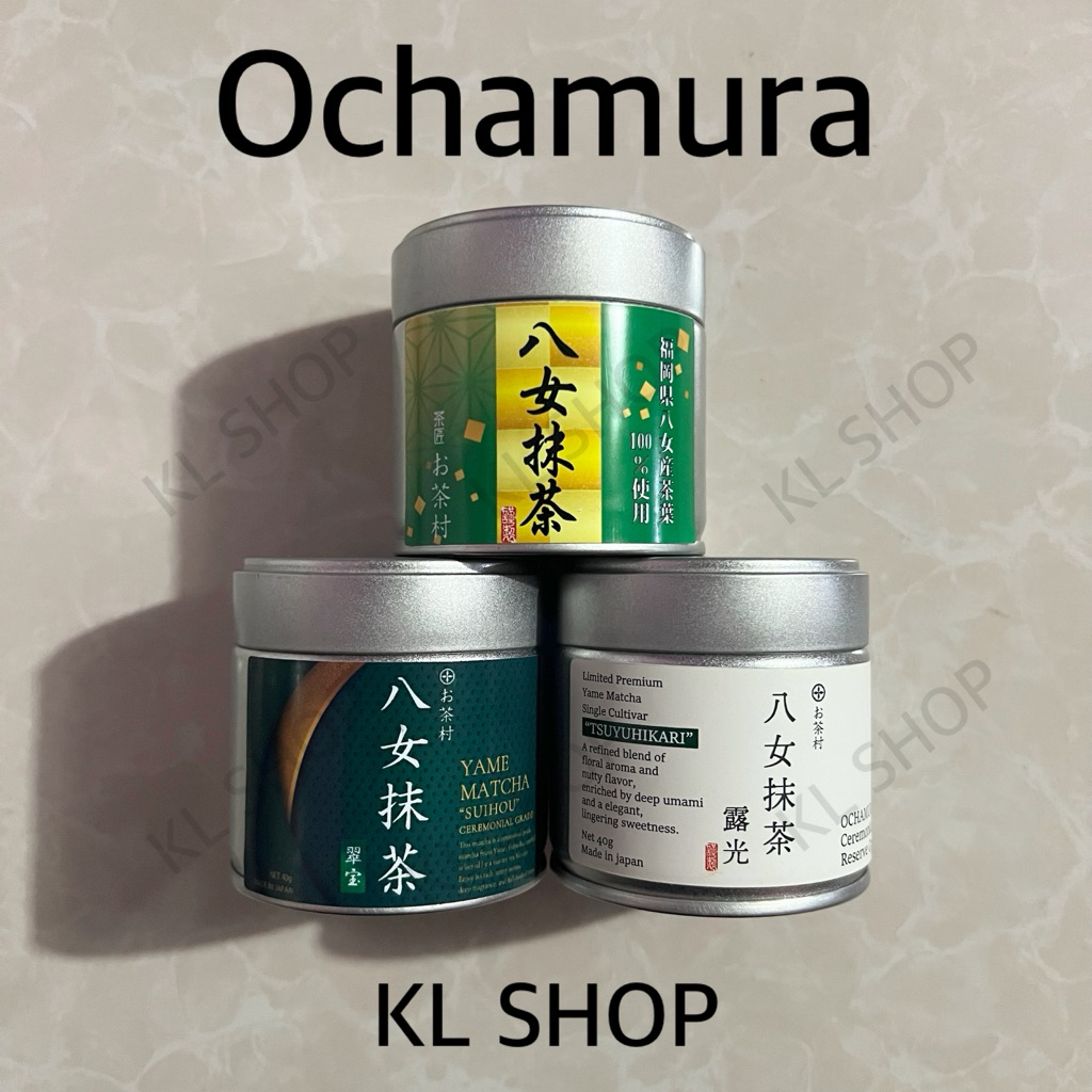 พร้อมส่ง Ochamura Yame Matcha Tsuyuhikaru Kirari Suihou มัทฉะ ยาเมะ ...