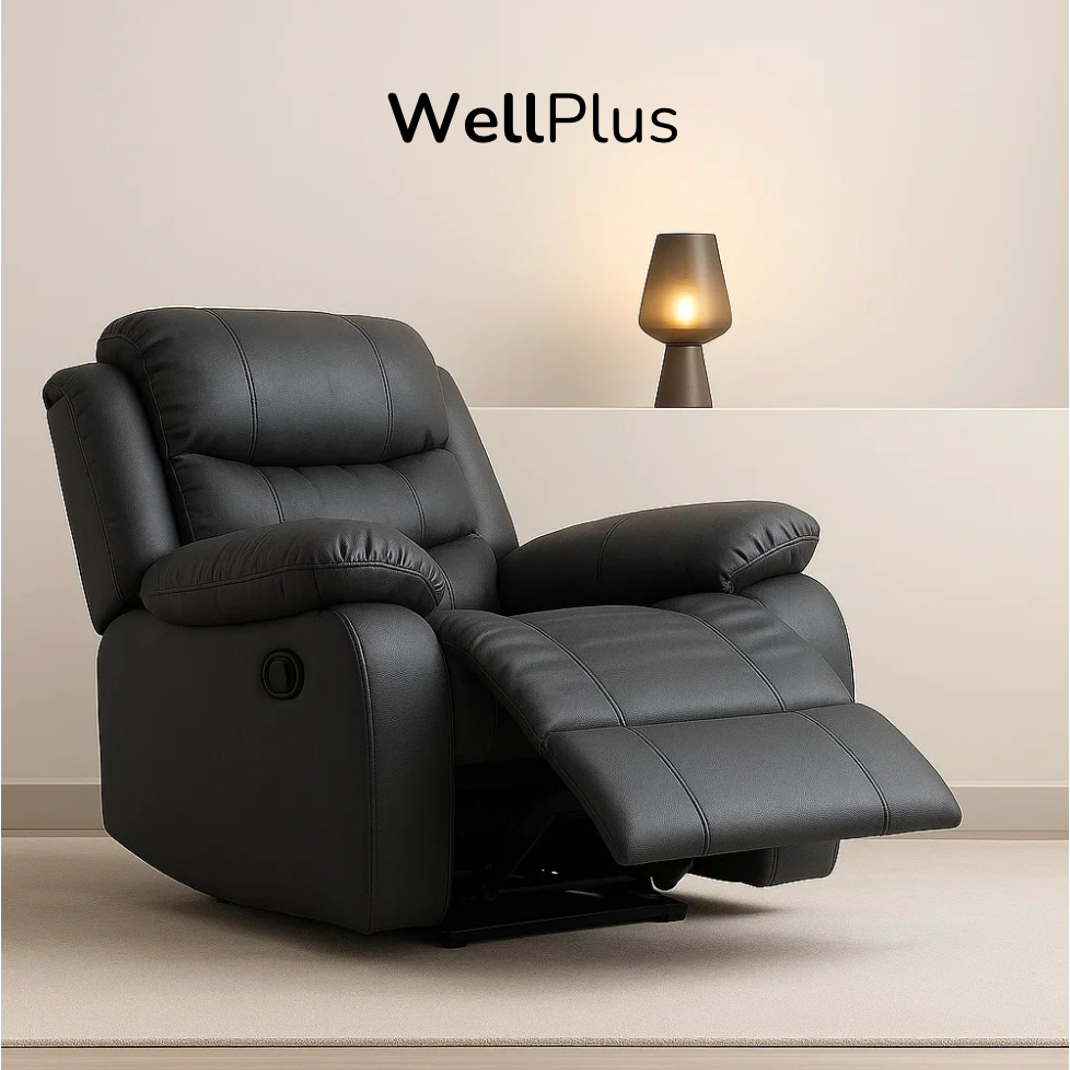 Wellplus เก้าอี้พักผ่อน โซฟาปรับเอน รุ่น Norma หุ้มหนังสังเคราะห์ Recliner Sofa | Shopee Thailand