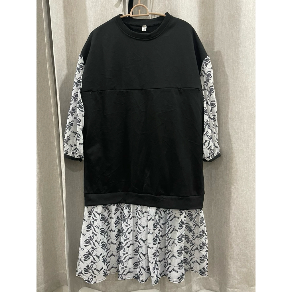 SM เดรสให้นม Oversized #D009 | Shopee Thailand