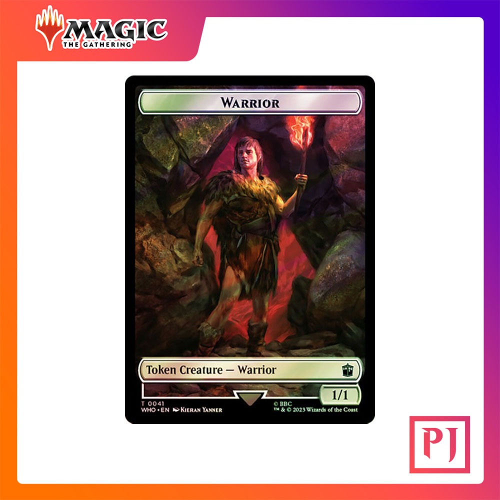 [MTG] Treasure Token (#061) // Warrior Token (Surge Foil) [WHO] [TOKEN ...