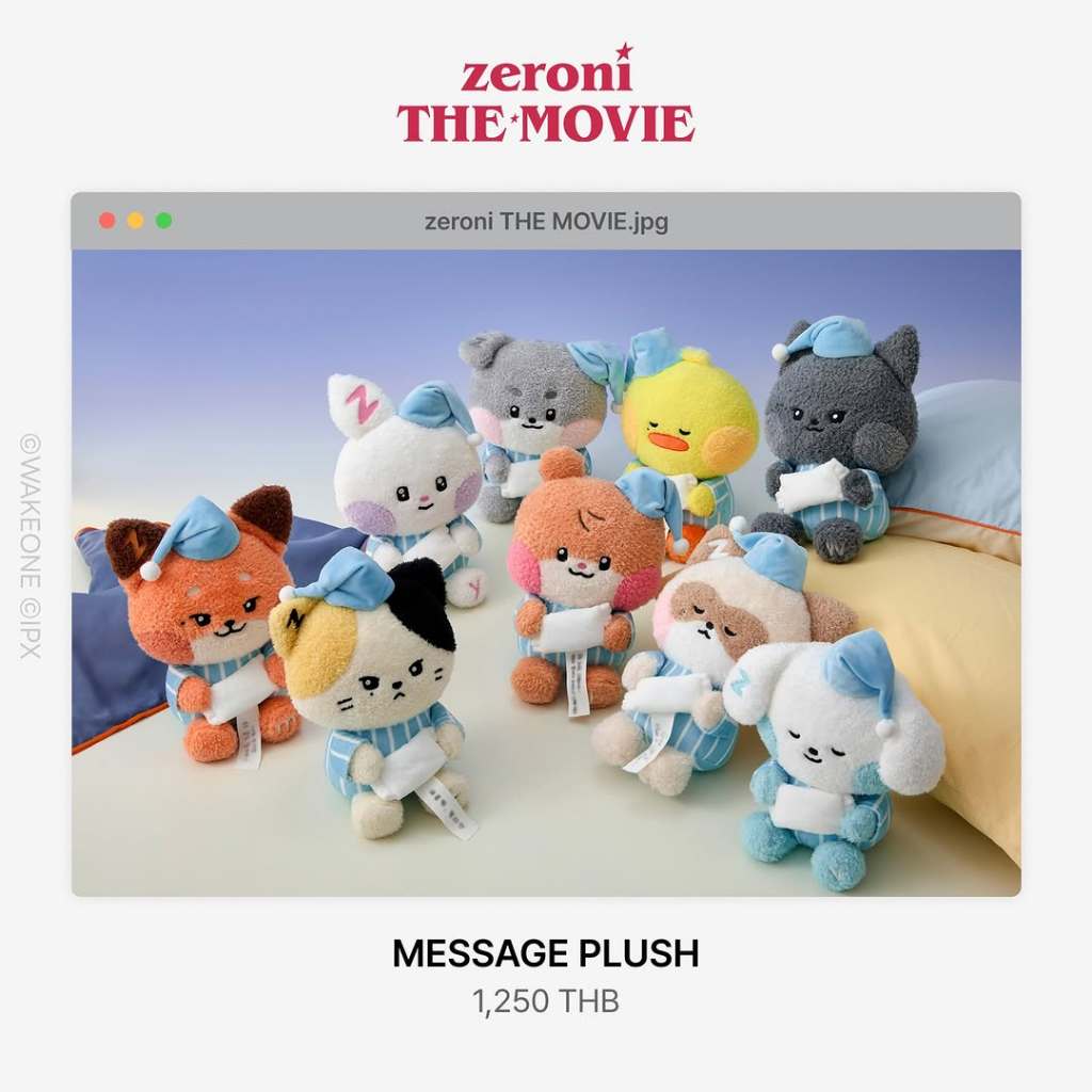 ZEROBASEONE zeroni MESSAGE PLUSH | Shopee Thailand