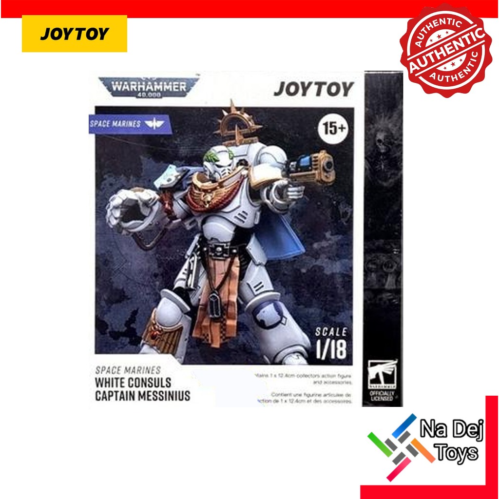 JoyToy Warhammer 40K White Consuls Captain Messinius 1/18 Figure จอยทอย ...