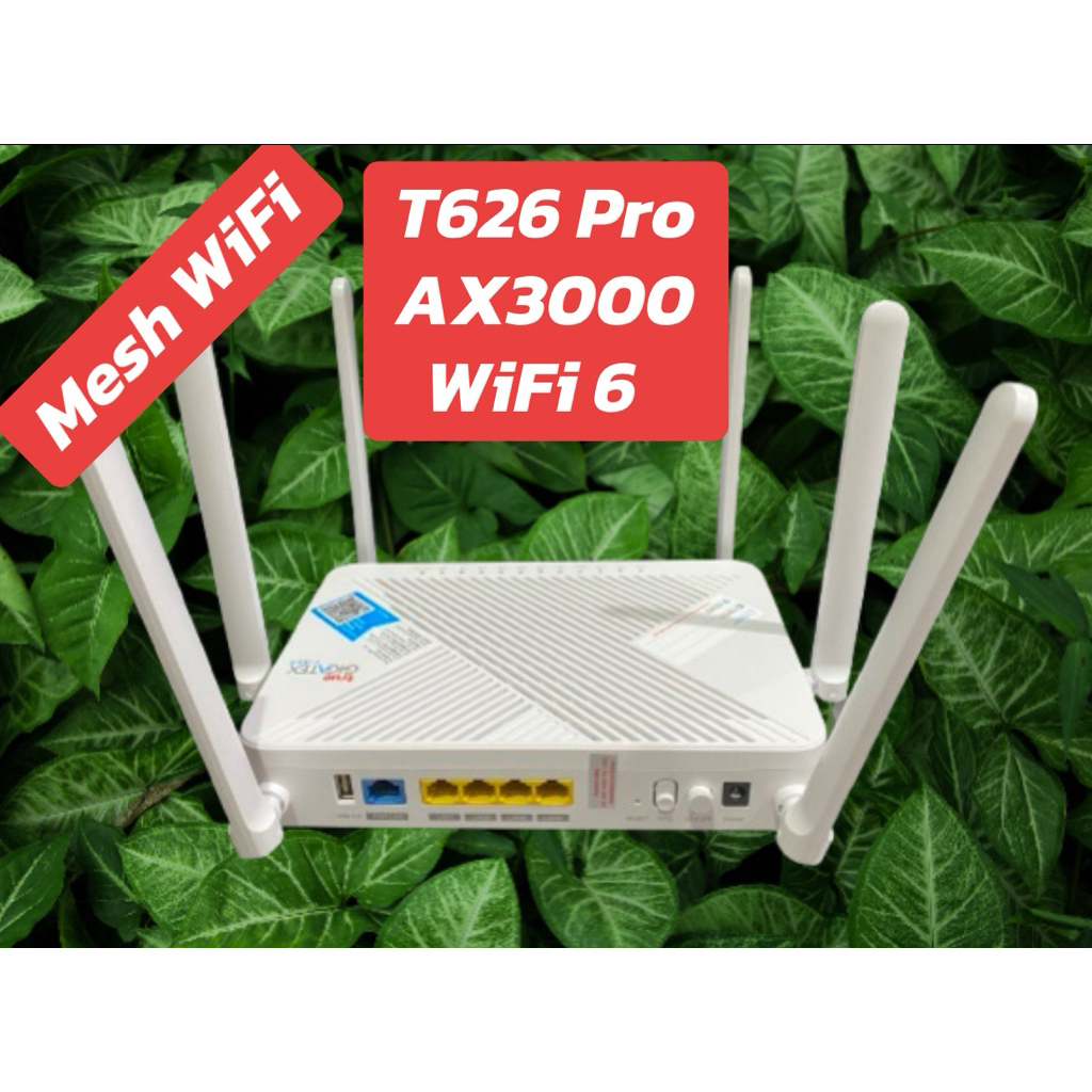 [ใหม่มือ 1] เราเตอร์ทรู T626 Pro V2/WiFi6/AX3000/สัญญาณแรงสุด/สินค้า ...