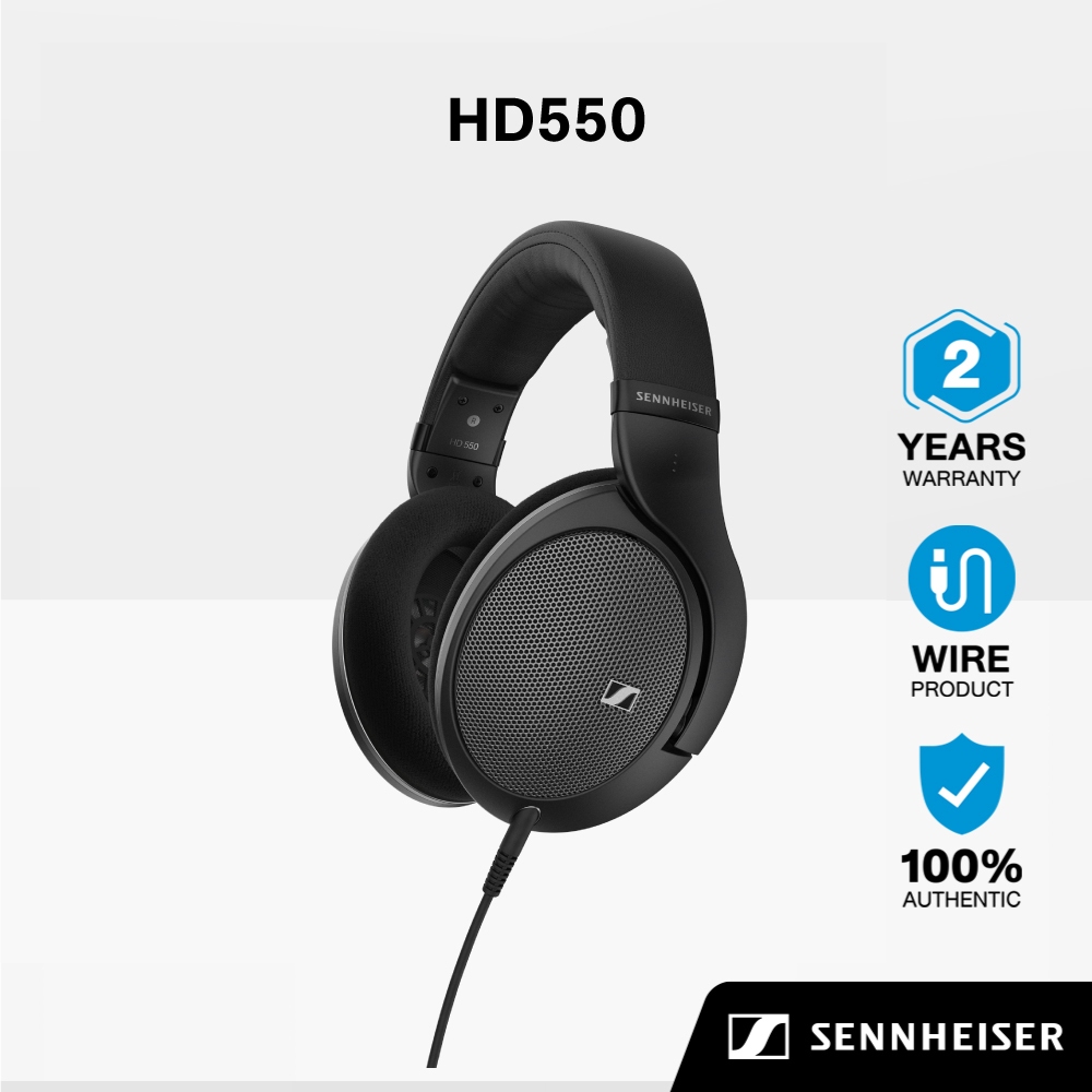Sennheiser HD 550 หูฟังมีสายแบบครอบหู soundstage กว้างและชัดเจน เหมาะ ...