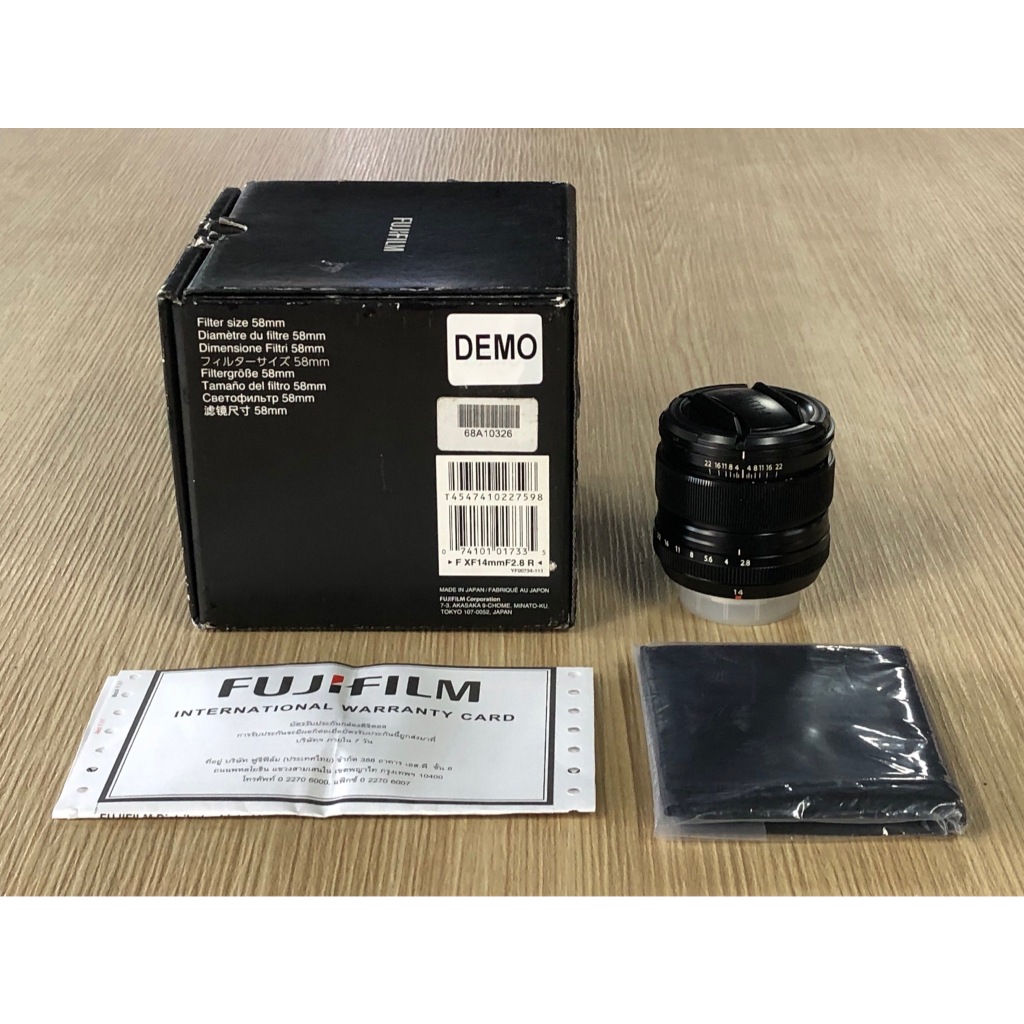 FUJI FUJINON XF 14 mm F2.8 R (DEMO) สินค้าไม่มีประกัน/อุปกรณ์ไม่ครบตามภาพประกอบ | Shopee Thailand