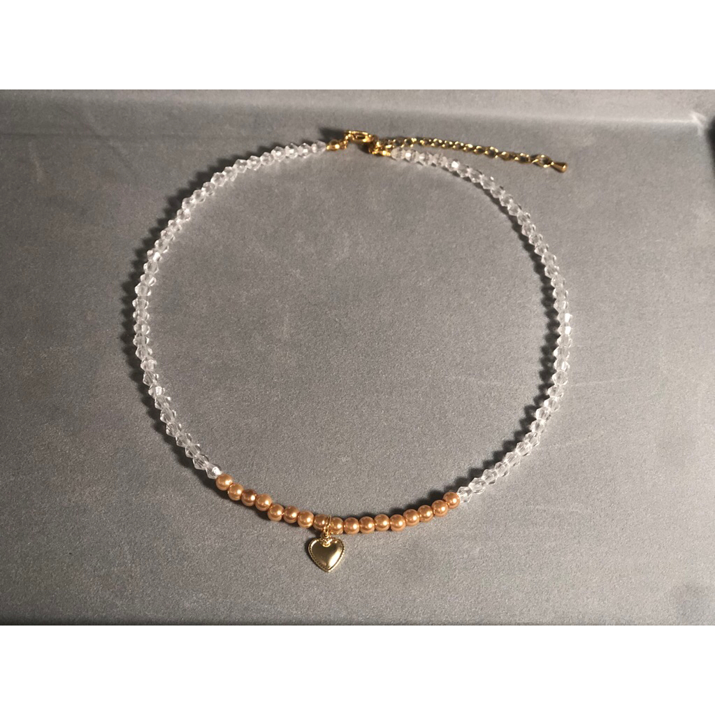 HOI COLLECTION สร้อยลูกปัดคริสตัล เล่นแสงวิบวับ อะไหล่สแตนเลส | Shopee ...