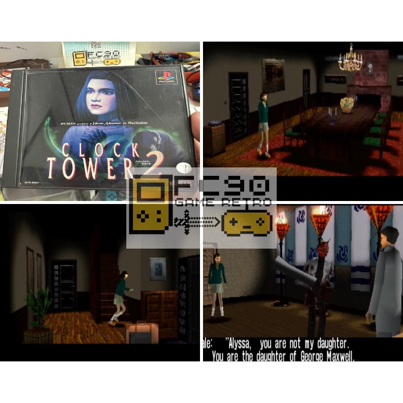 แผ่นเกม Clock Tower II : The Struggle Within [PS1] แผ่นมือสอง สำหรับนัก ...