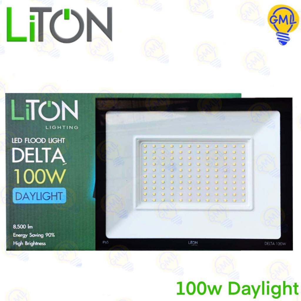 Liton สปอร์ตไลท์ LED 50W 100W แสงขาว รุ่น Delta | Shopee Thailand