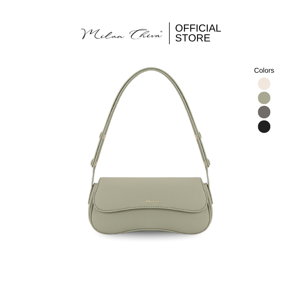 Milan Chiva รุ่น Crossbody Bag กระเป๋าสะพายข้าง กระเป๋าสะพายไหล่ หนัง PU กระเป๋าผู้หญิง (MC-505 ...