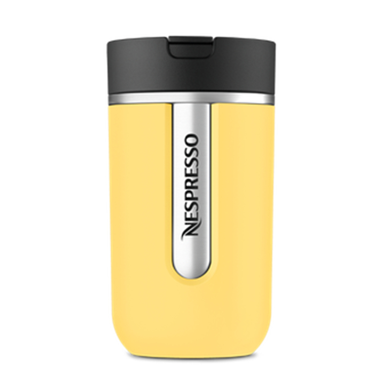 Nespresso แก้วกาแฟ NOMAD Travel Mug ขนาดเล็ก สี City Sun Yellow ความจุ ...