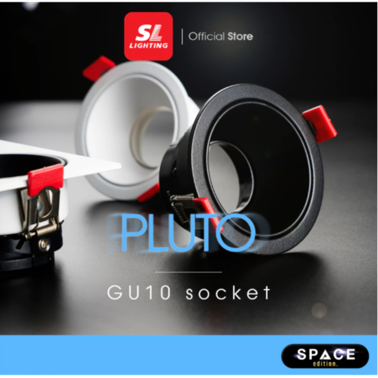 SL LIGHTING โคมไฟดาวน์ไลท์ฝังฝ้า MR16 ขั้ว GU10 รุ่น Pluto มีให้เลือก 3 แบบ | Shopee Thailand