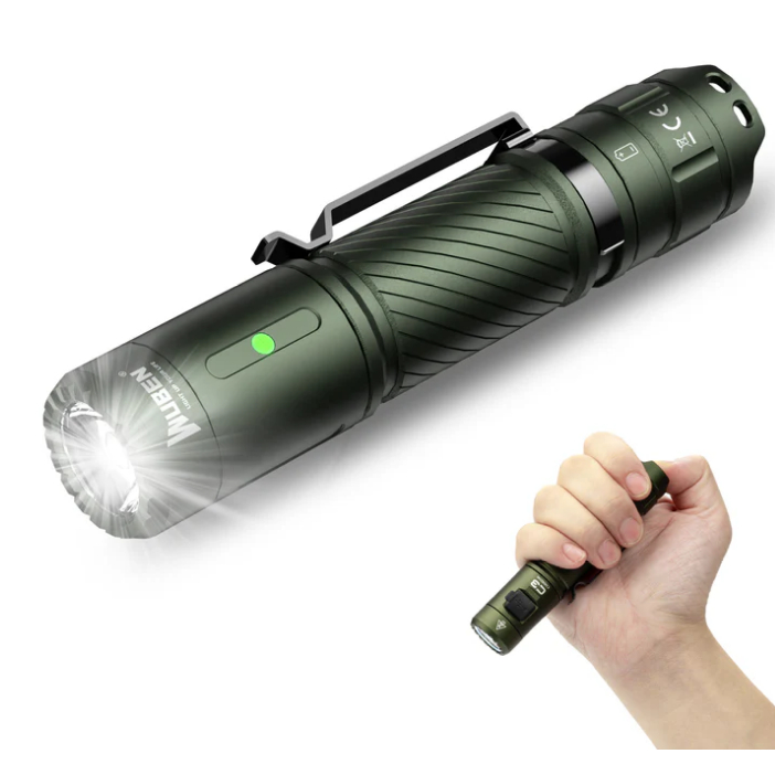 ไฟฉายWUBEN C3 V1.3 Collor Edition ครบชุด เล็ก กระทัดรัด สว่าง 1200 lm ...