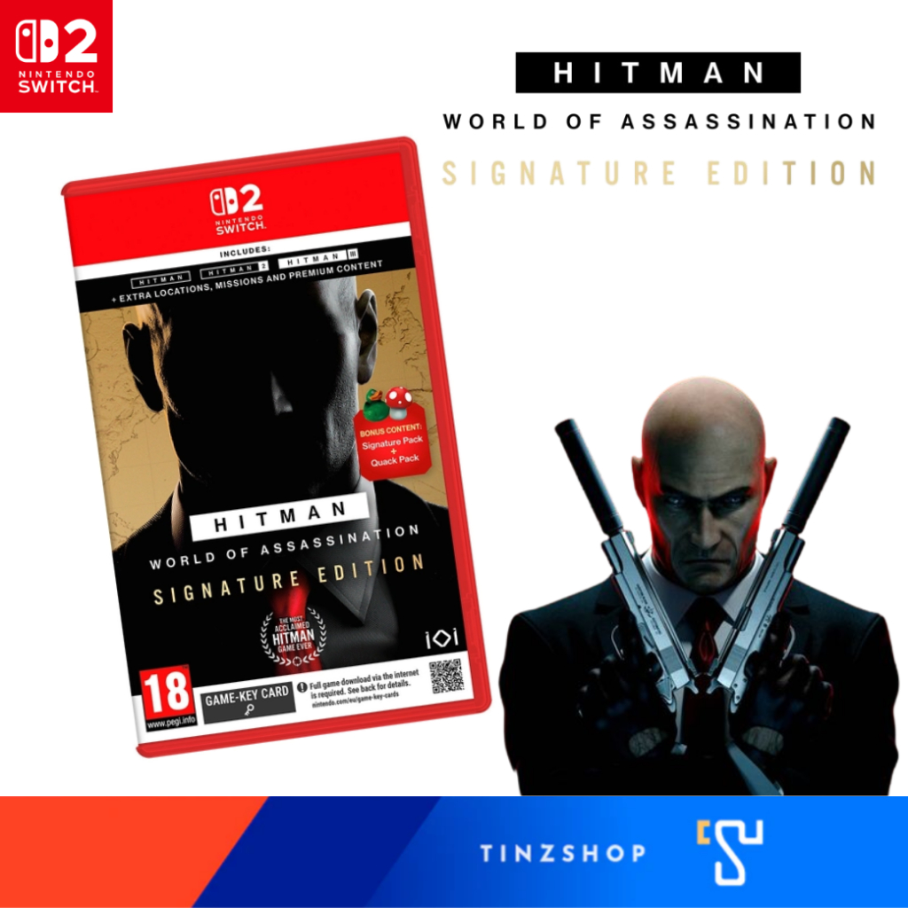 [Switch2 พร้อมส่ง] Nintendo Switch2 Game Hitman World of Assassination ...