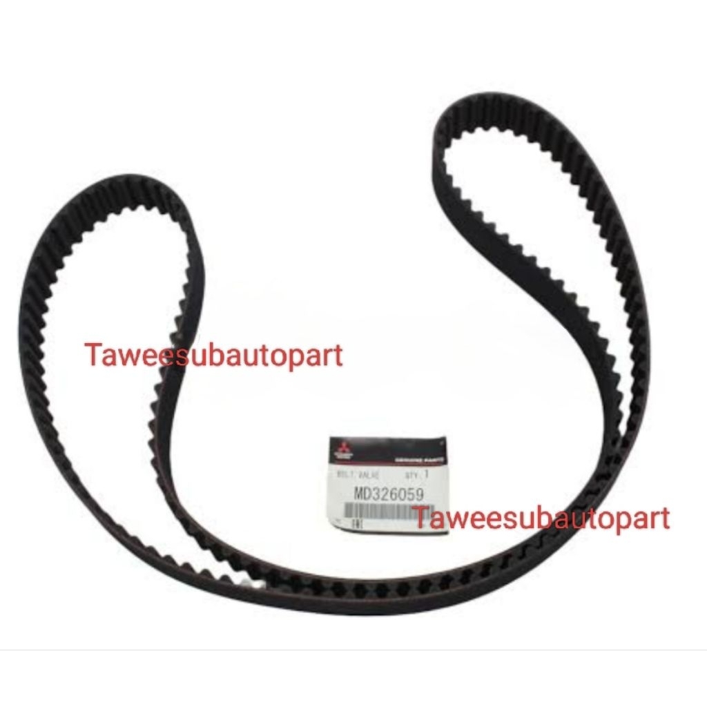 สายพานราวลิ้นแท้ ไทมิ่ง MITSUBISHI 4G63T 4G32 E33 16V 153ฟัน MD326059 ...