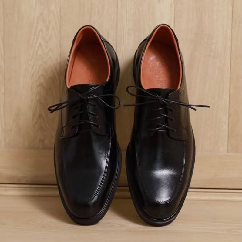 [1980] Shoesshi รองเท้าหนังแท้ คัชชูแบบผูกเชือก รองเท้าผู้ชาย ใส่ทำงาน ...