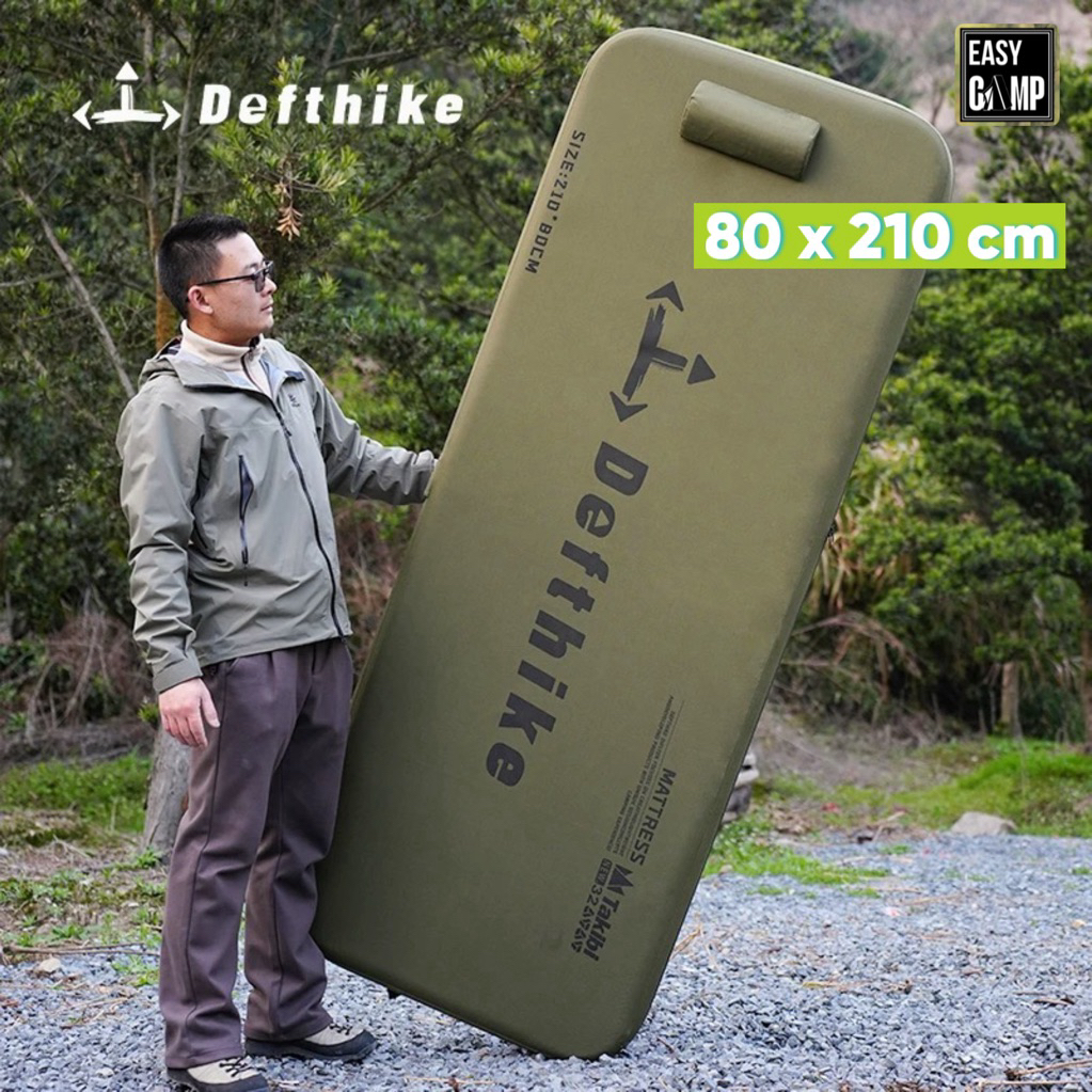 Defthike เตียง cot 2 in 1 มีที่นอนเป่าลมในตัว ขนาด 210x80x50 cm ขาอะ ...
