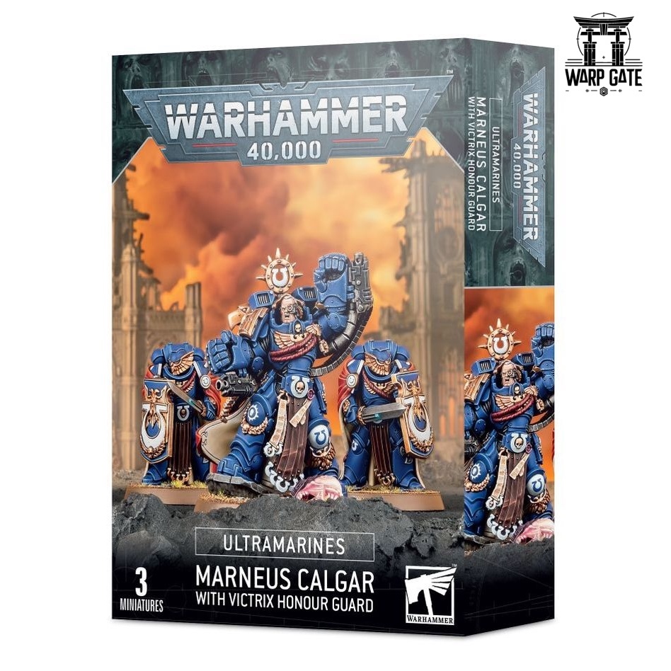 WARHAMMER 40K: Ultramarines: Marneus Calgar with Victrix Honour Guard ...