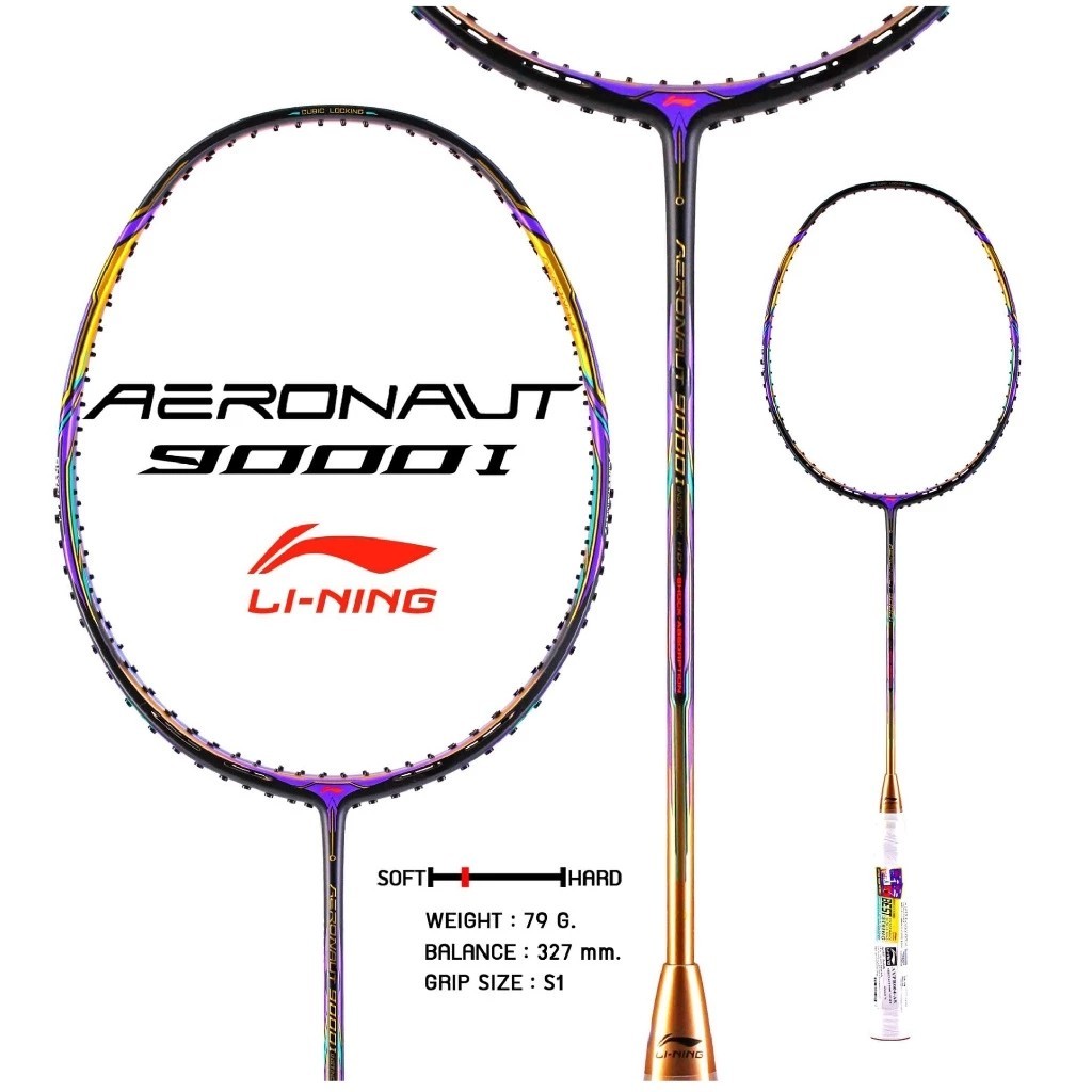 สินค้าพร้อมส่ง ไม้แบดมินตัน LI-NING รุ่น AERONAUT 9000C | Shopee Thailand