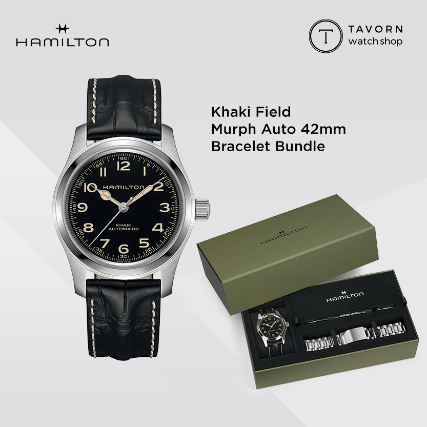 นาฬิกา Hamilton KHAKI FIELD Murph Auto 42mm Bracelet Bundle รุ่น ...