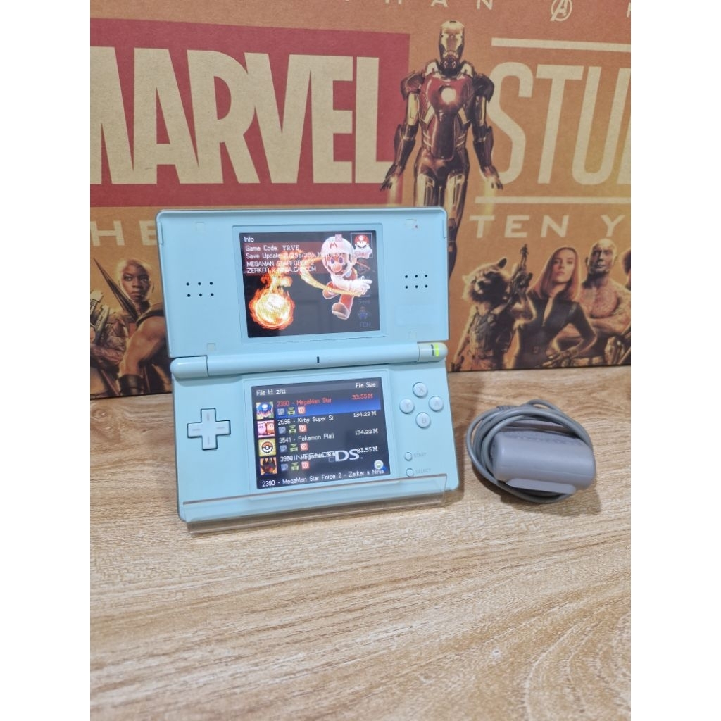 nds Lite สีเขียว พร้อมตลับ r4 เมม32ลงเกม400 กว่าเกมพร้อมเล่น | Shopee ...