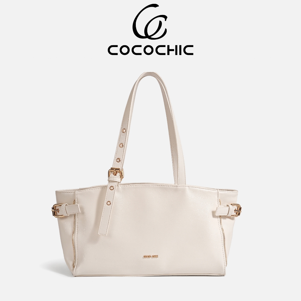 COCO CHIC กระเป๋าสะพายข้าง เรียบง่าย สําหรับผู้หญิง ทรง Tote Bag ...