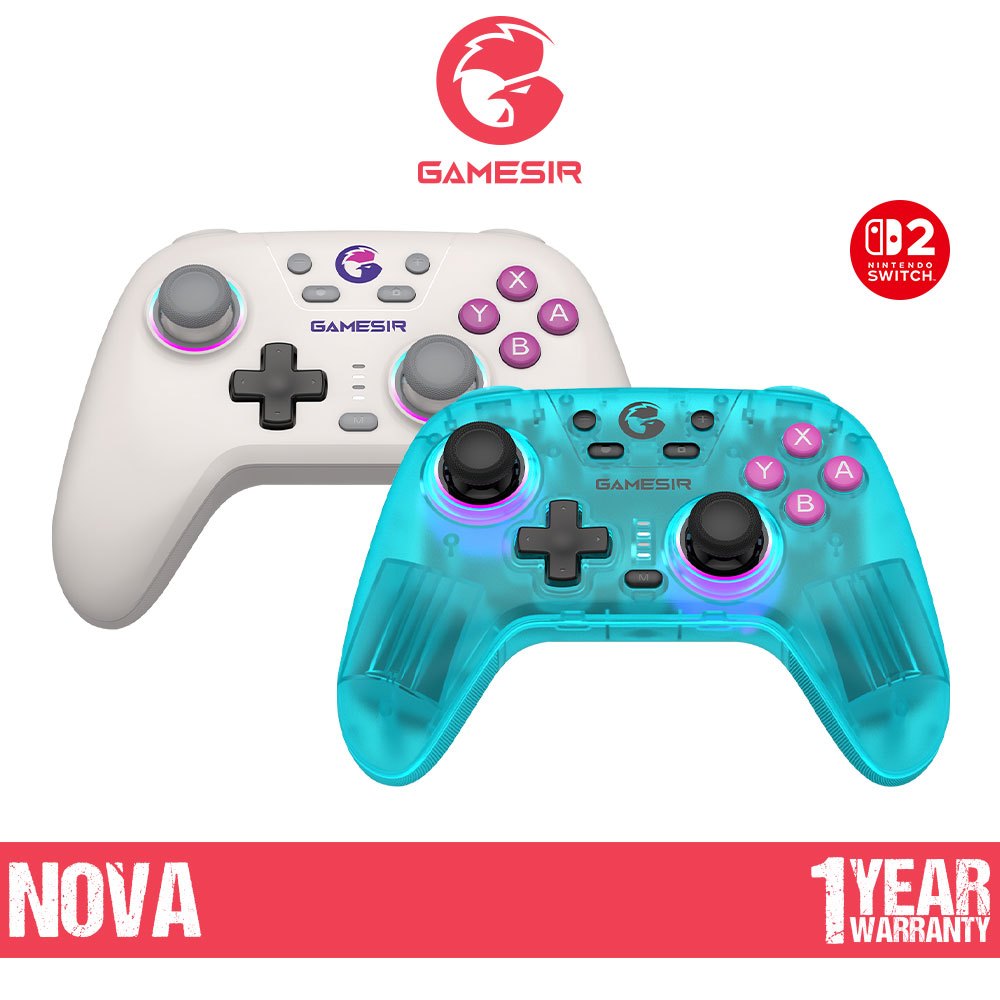 GameSir Nova HD Rumble NS Controller จอยเกมไร้สาย GameSir™ Hall Effect ...