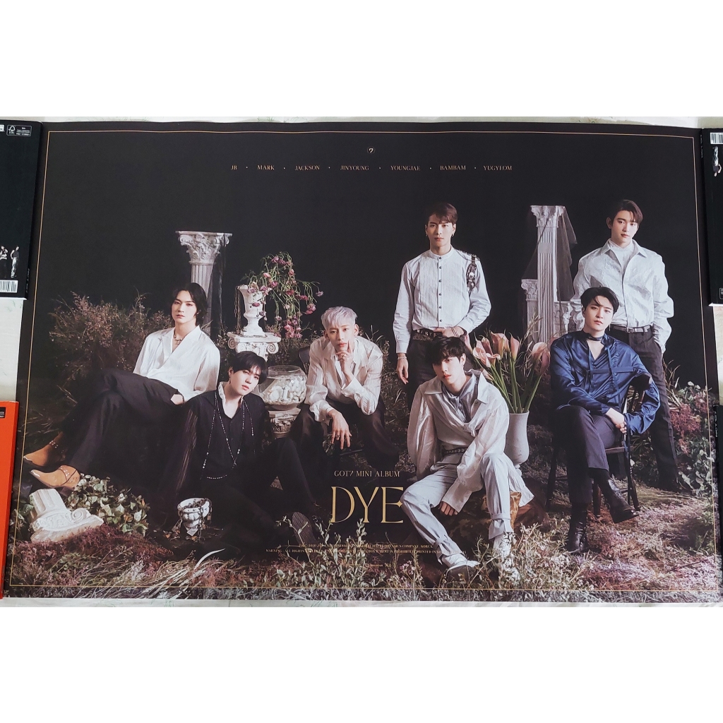 โปสเตอร์ ของแท้ จาก CD อัลบั้ม GOT7 - DYE Album พร้อมส่ง Poster Kpop หายาก ECLIPSE | Shopee Thailand