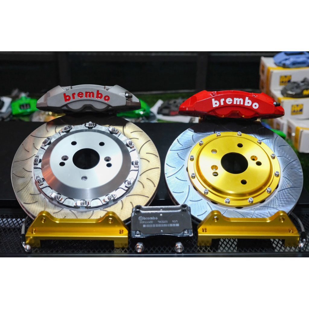 🔥ส่งฟรี🔥พร้อมส่ง🔥เบรคแท้ brembo tesla สำหรับล้อขอบ 18 จานขนาด 355 ตรง ...