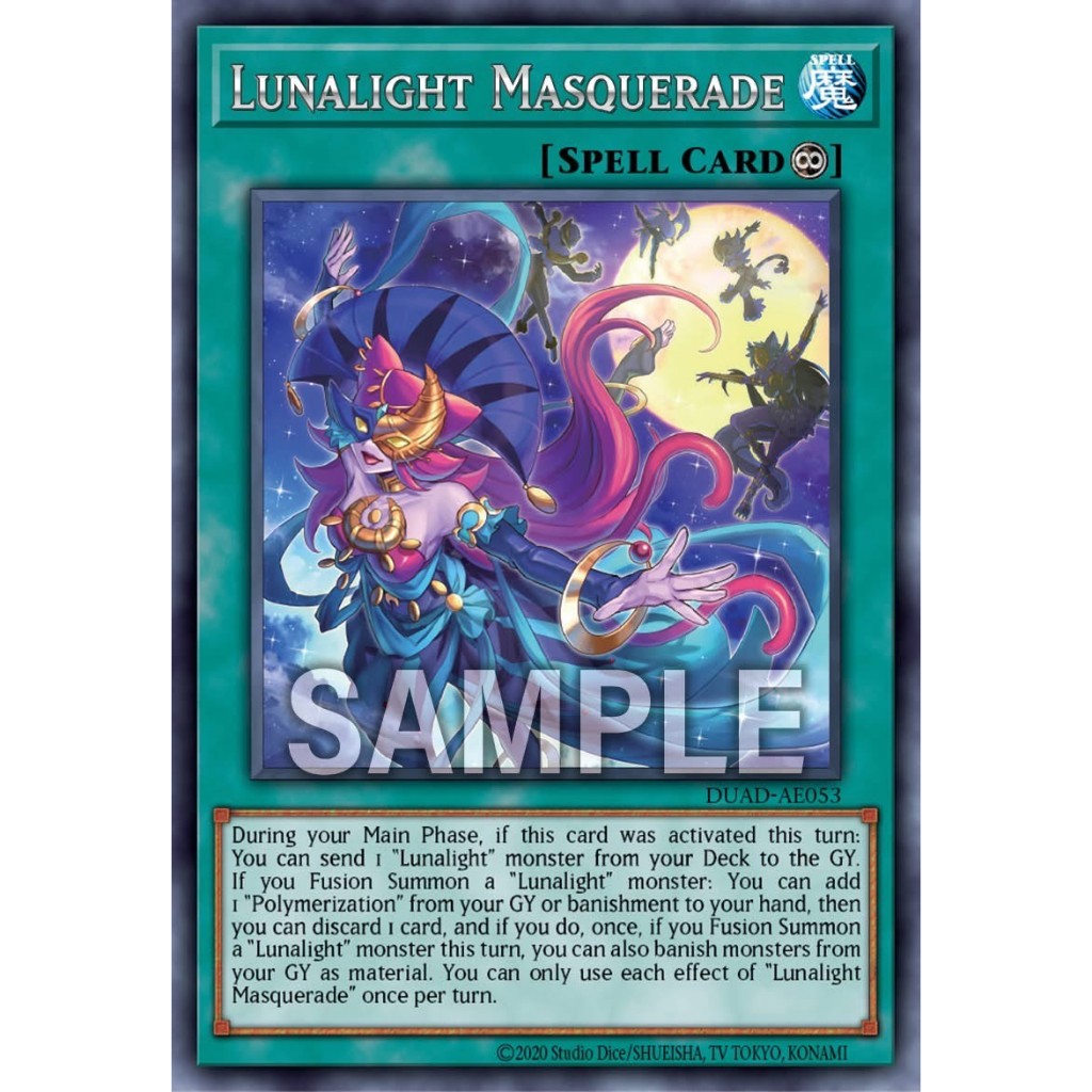 Yugioh Asia-Eng [DUAD-AE053] Lunalight Masquerade (Rare) การ์ดยูกิแท้ ...