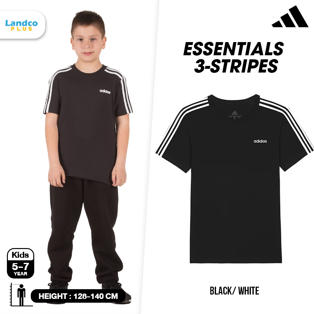 Adidas เสื้อเชิ้ต สำหรับเด็ก AT JB T-Shirt ESS 3S TEE DV1798 BK(700 ...