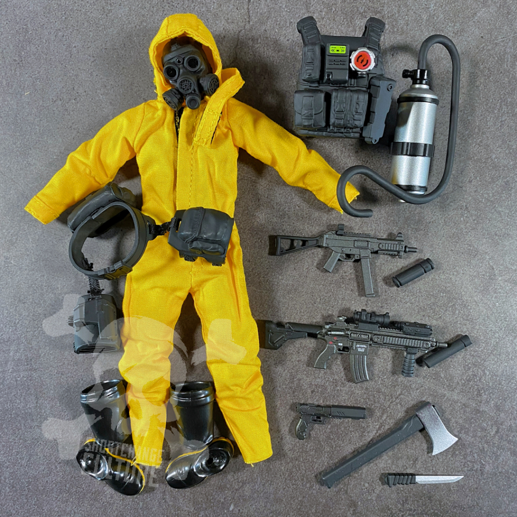 1/12 ชุดเสื้อผ้าอุปกรณ์ SCP MTF Zeta-9 Mole Rat (Dragon Horse DHS002 ...