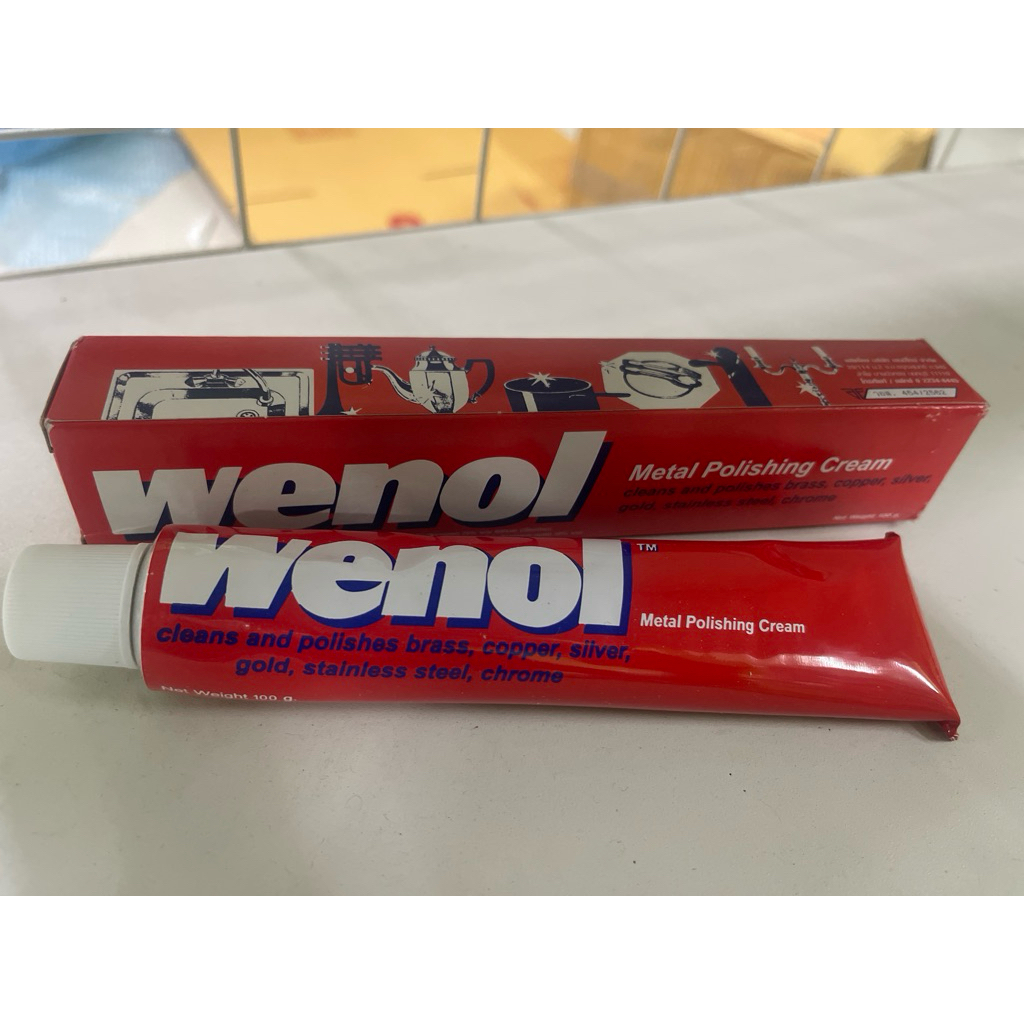 WENOL 100 กรัม ครีมขัดเงาโลหะ วีนอล จำนวน 1 หลอด - ยาขัดเงา / น้ำยาขัด ...